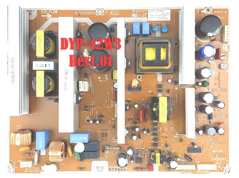 BN44-00204A,DYP-42W3,บอร์ดเพาเวอร์ซัพพลาย พลาสม่าทีวี PS42A410C,PS42A450P1