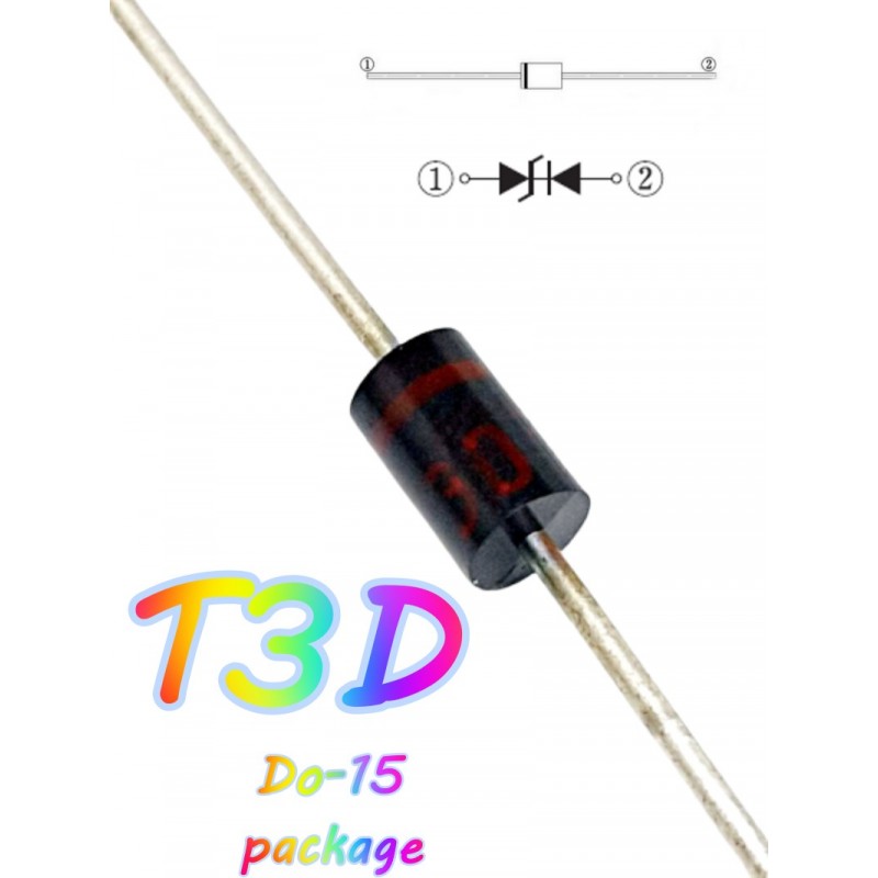 T3D-(สีแดง) Protechtion Diode