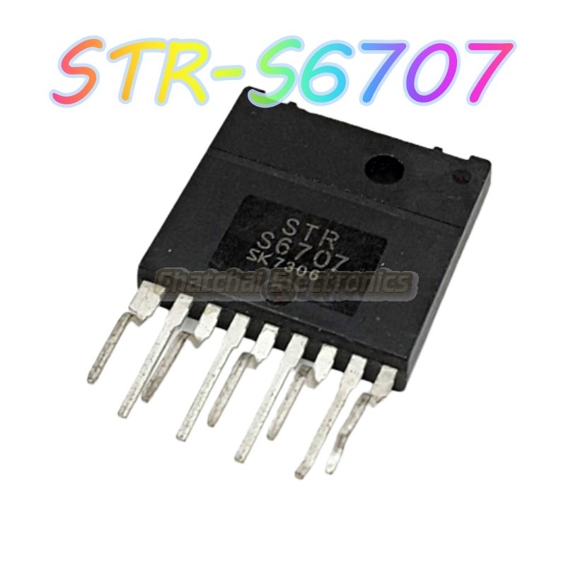 STR-S6707 ไอซีสวิทชิ่งเพาเวอร์ซัพพลายทีวีสีจอแก้ว